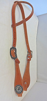 Hermann Oak Harness One Ear Headstall Horse Tack Jeremiah Watt Moroccan ...