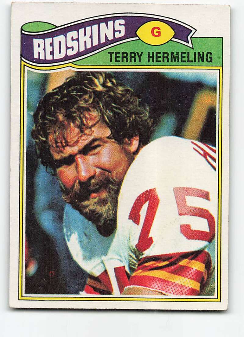 1977 Topps #523 Terry Hermeling EX Excellent Redskins 114924 | eBay