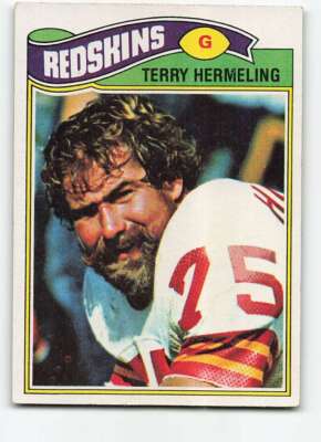 1977 Topps #523 Terry Hermeling EX Excellent Redskins 114924 | eBay