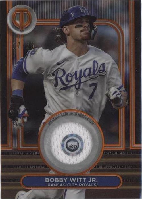 2024 Topps Tribute - Stamp of Approval Relics Bobby Witt Jr. #SOA-BW ...