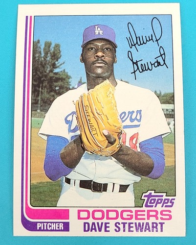 1982 Topps RC #213 Dave Stewart Los Angeles Dodgers BASEBALL Card U6 | eBay