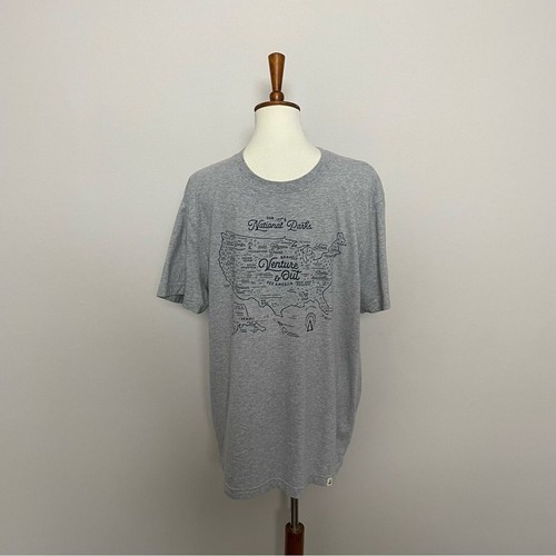 The Landmark Project Shirt Tee National Parks Organic Cotton Crew Grey ...