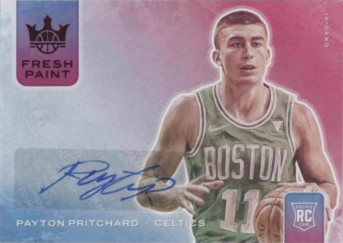 2020-21 Panini Court Kings - Fresh Paint Payton Pritchard #FP-PPR Ruby ...