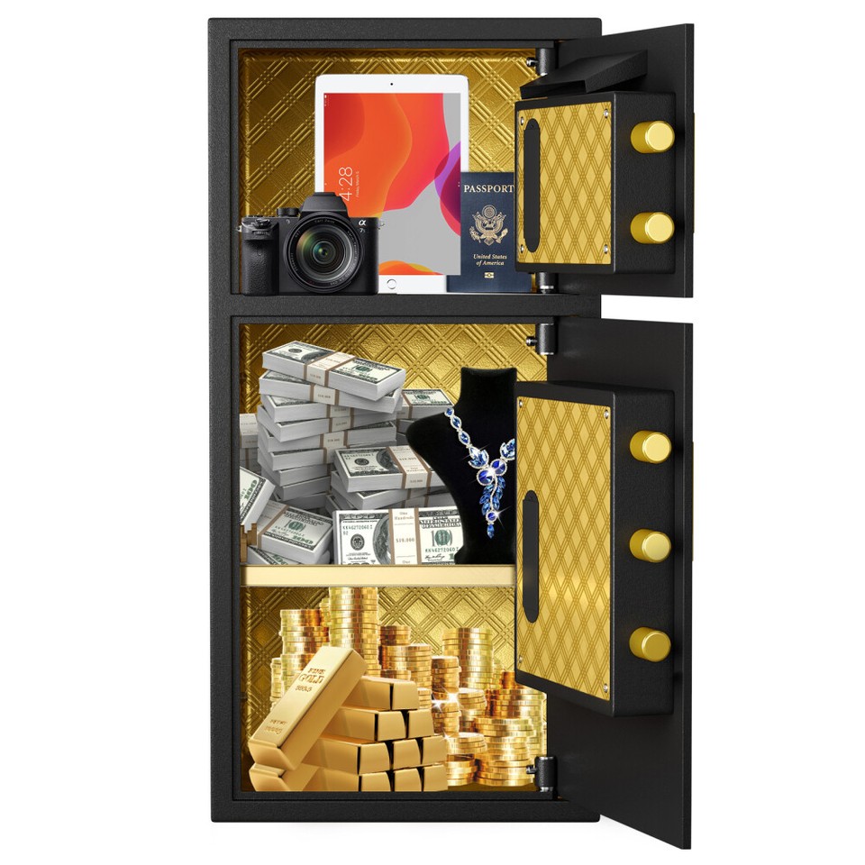 Large Double-door Coin-operated Safe,Digital Security Safe with ...