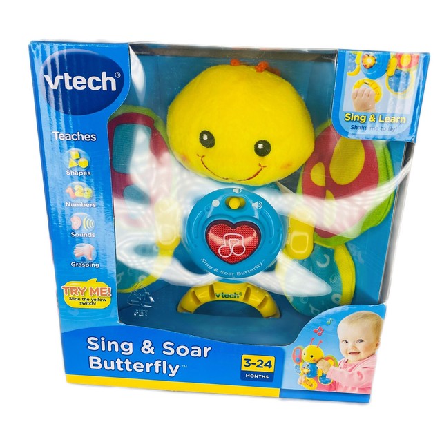 VTech Sing & Soar Butterfly - 3 to 24 Months Developmental Baby Toy for ...
