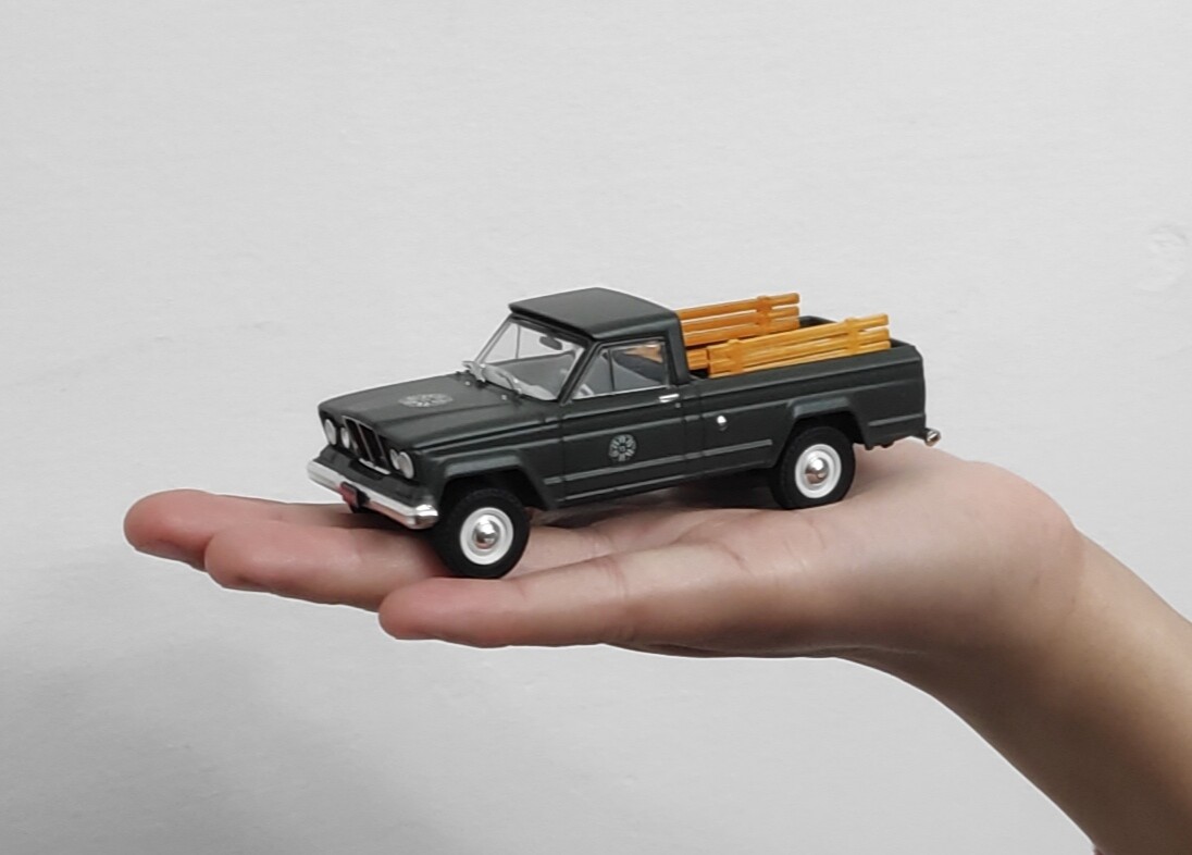 JEEP GLADIATOR ISRAEL POLICE TRUCK OLD MAGAV BORDER UNIT CAR 1:43 SCALE ...