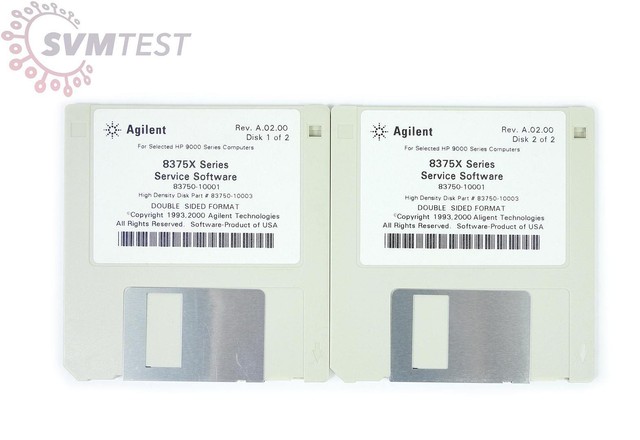 Agilent 83750-10001 HP 8375X Series Service Software Disk Item no. 818 ...