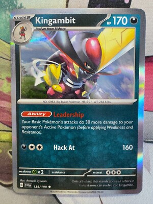 Kingambit Holo English Pokemon TCG BKBC146 | eBay