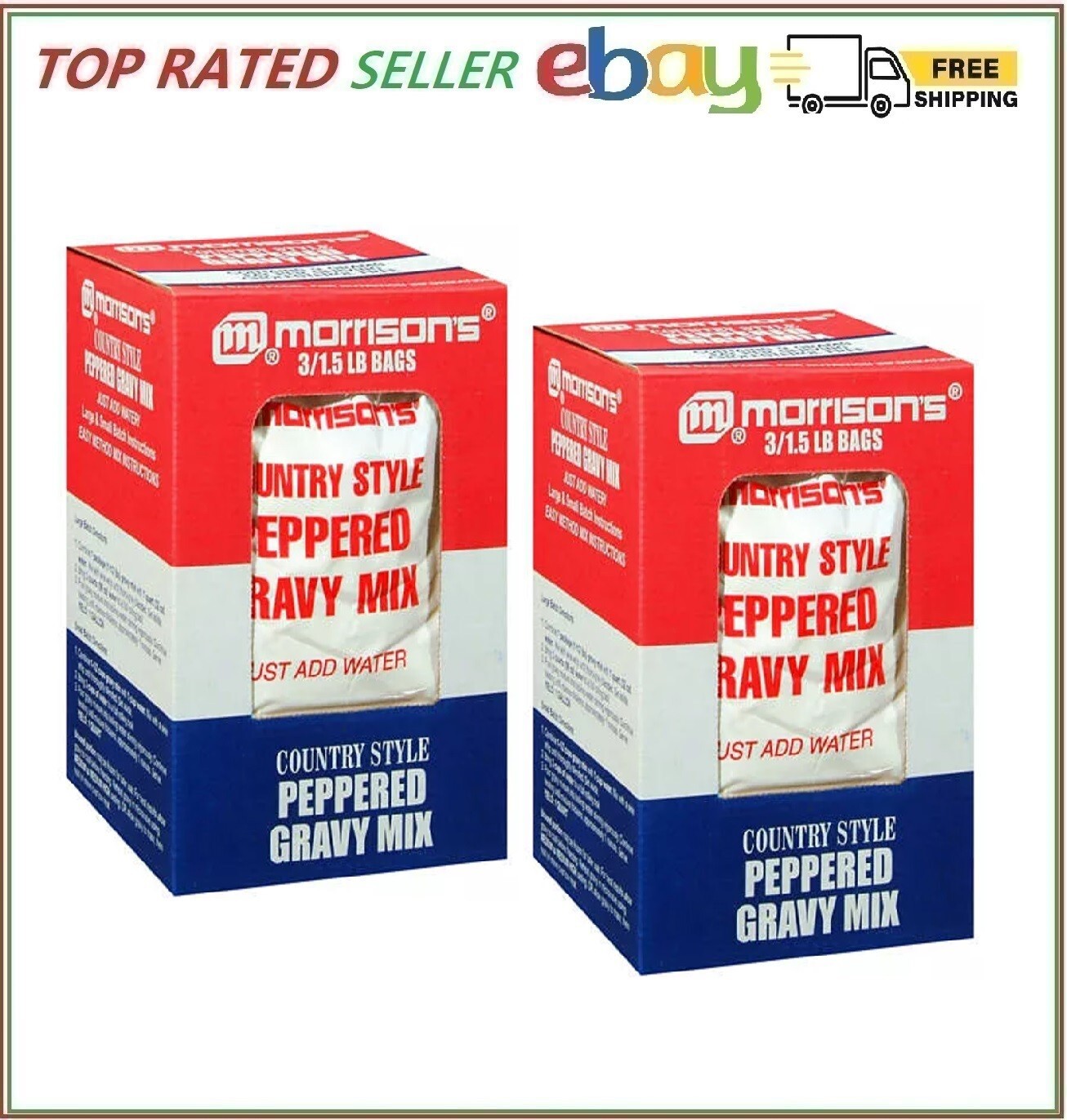 2 Pack - Morrison's Country Style Gravy Mix (1.5 lbs., 3 pk.) 🚛 | eBay