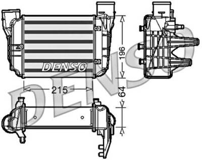 DENSO Charger Intercooler For AUDI A4 8E B6 Avant SEAT Exeo St 02-10 ...