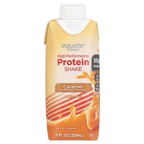 High Performance Protein Nutrition Shake Caramel 11 Fl Oz 12 Ct Easy-to ...