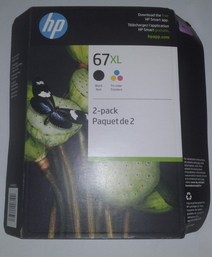 HP 2-Pack 67XL High Yield Black/Tri-Color Original Toner Cartridges HP ...