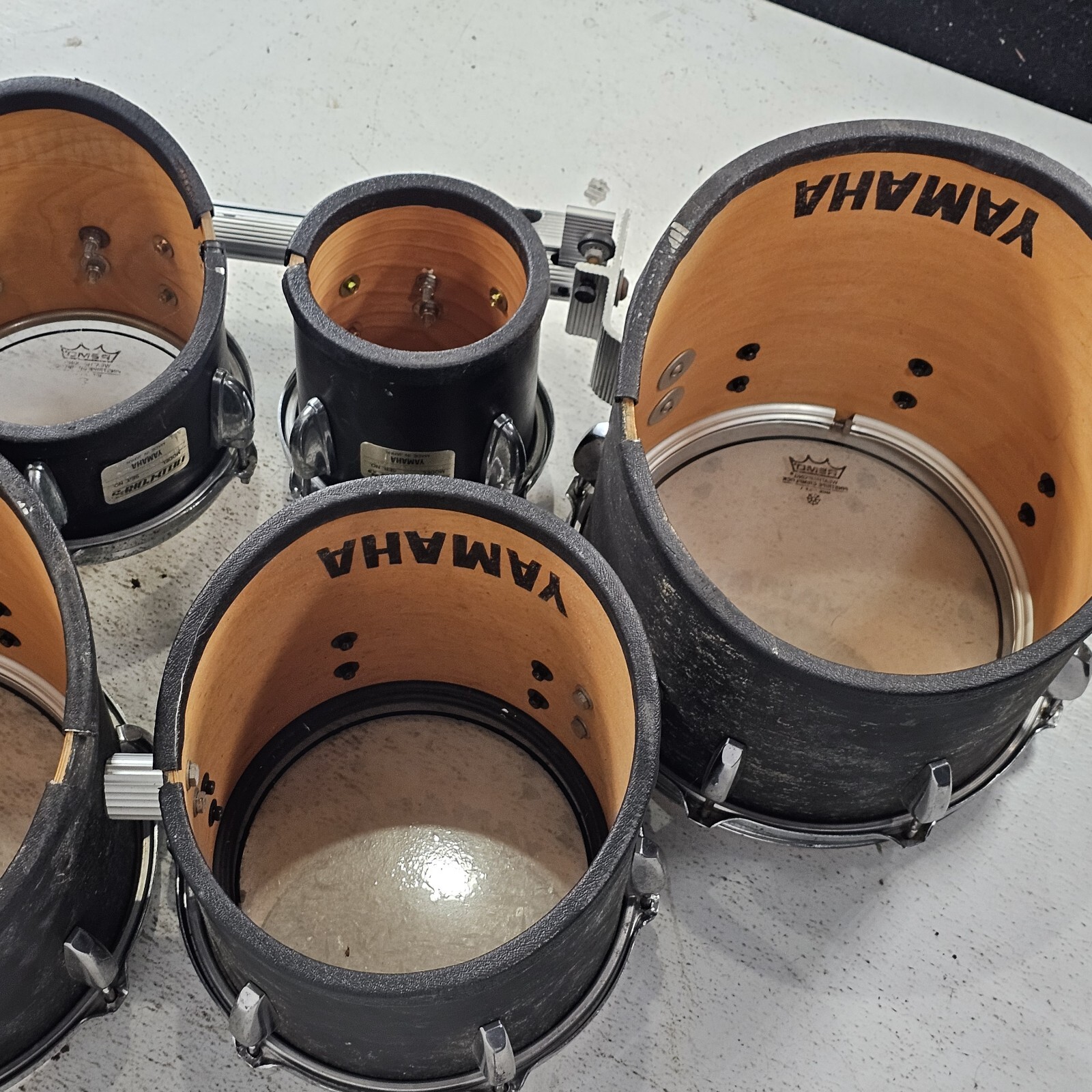 6 Tom Yamaha Quad Toms Marching Concert 8100 Series | eBay