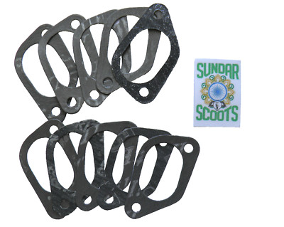 MANIFOLD GASKET TRADE SET OF 10. 200cc - 225cc FOR LAMBRETTA SCOOTERS ...
