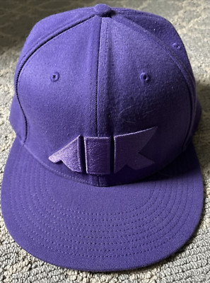 Nike Air 643 Purple One Size Fitted Hat Rainbow Checkered Lining | eBay