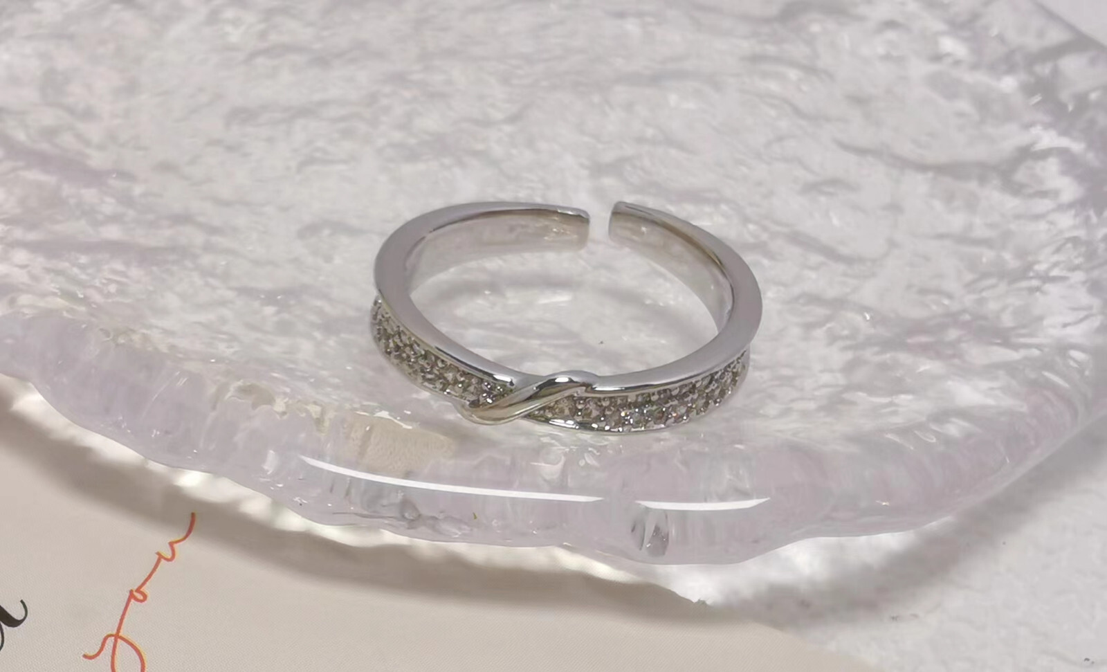 Adjustable Open Finger Rings Gold Silver Diamond Well Designed Xmas ...