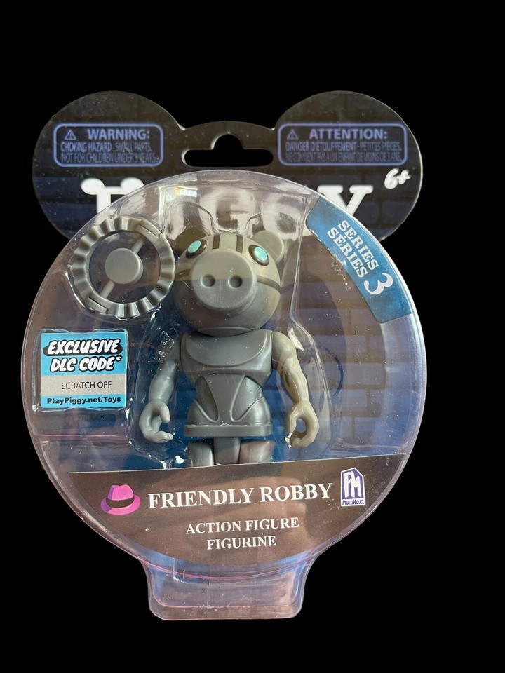 Roblox PIGGY Series 3 FRIENDLY ROBBY and RASH 3.5" Action Figure Lot ...