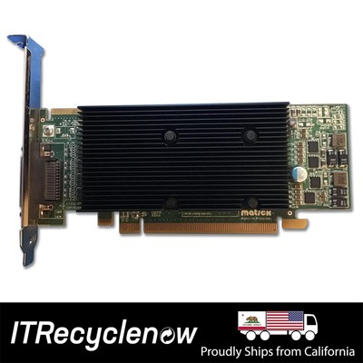 Matrox M9140 512MB DDR2 PCI Express x16 Graphics Card GPU Full Height ...