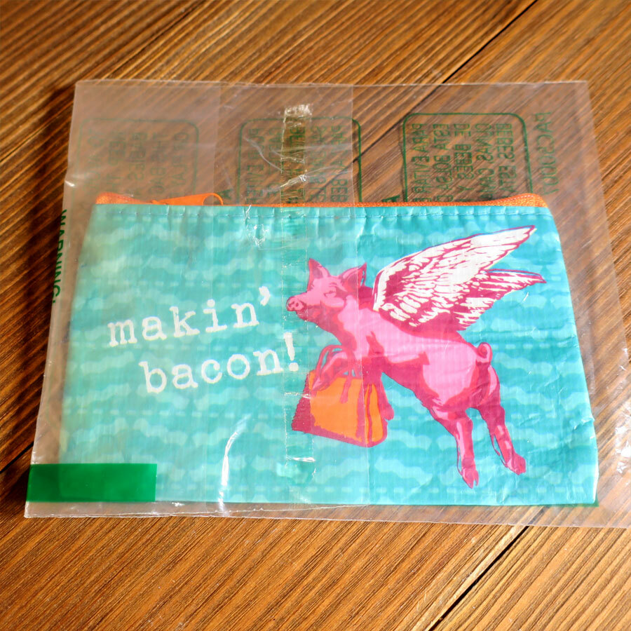 Wit Gifts Recycled Coin Purse "Makin' Bacon" | eBay