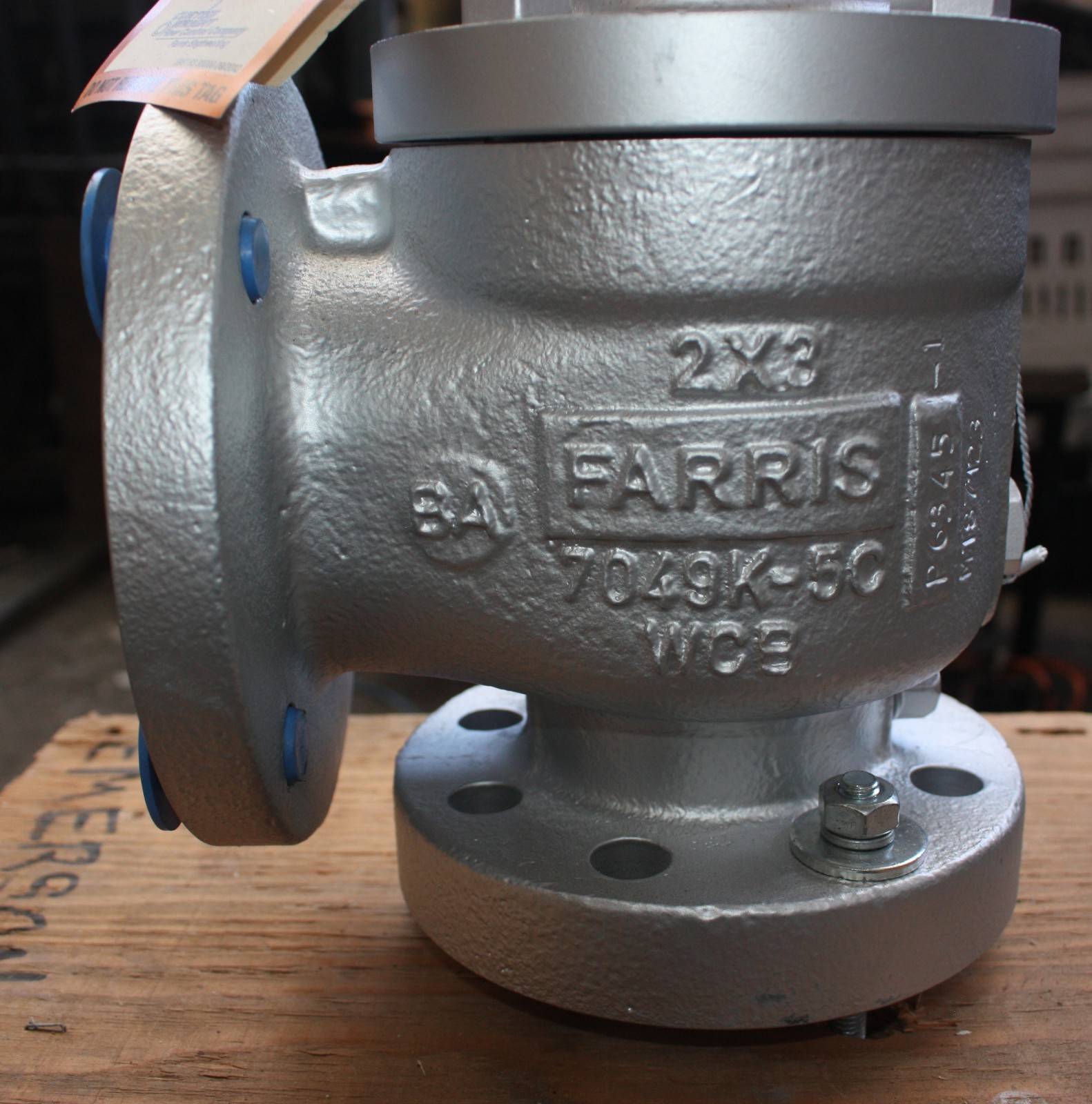 FARRIS 26HA12-120/SP 3450 KPAG 2 H 3 PRESSURE RELIEF VALVE 2" X 3" 8413 ...