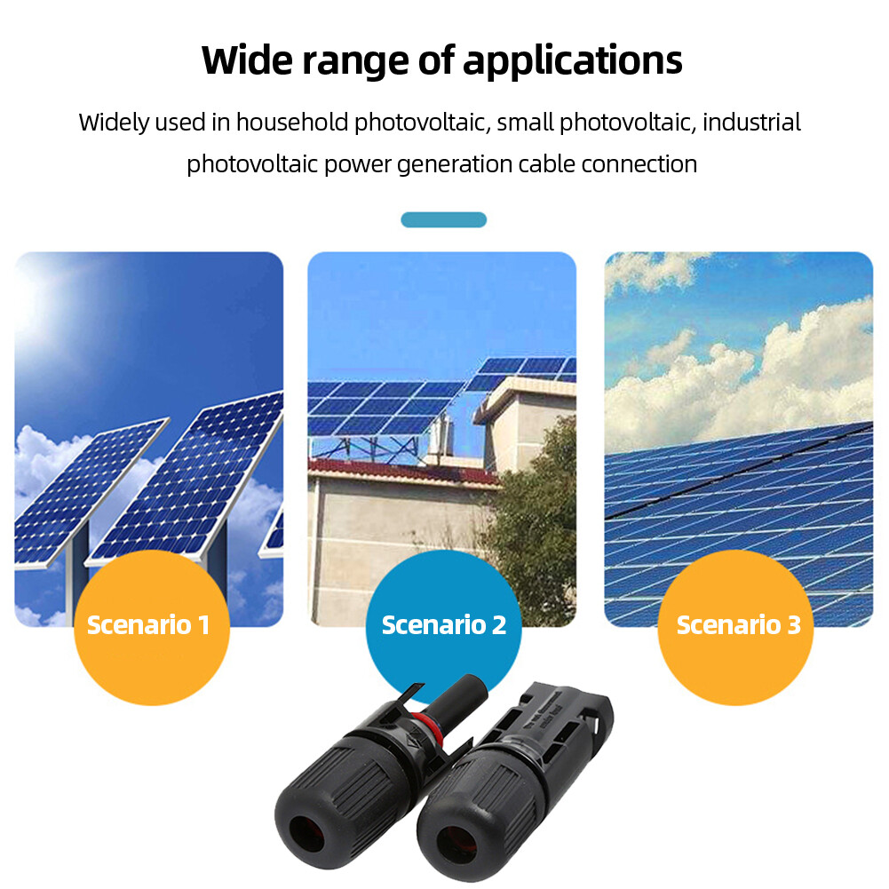 10 Pairs Solar Panel Plug Set 30A Male and Female PV Plug 1000V for PV ...