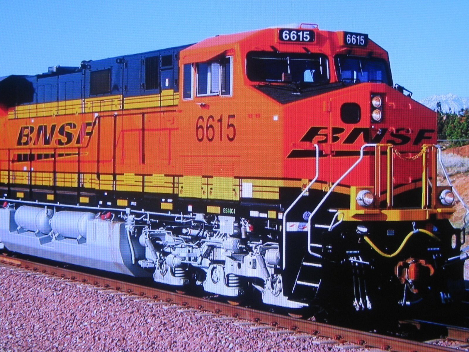 Lego Train 10133 Burlington Northern Santa Fe (BNSF) GP38 Locomotive ...