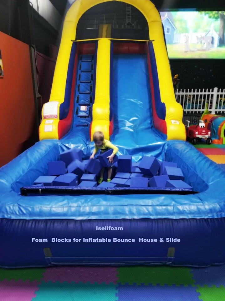 Isellfoam Gymnastics Foam Pit Cubes/Blocks 960 Piece (Blue) 6" inch | eBay