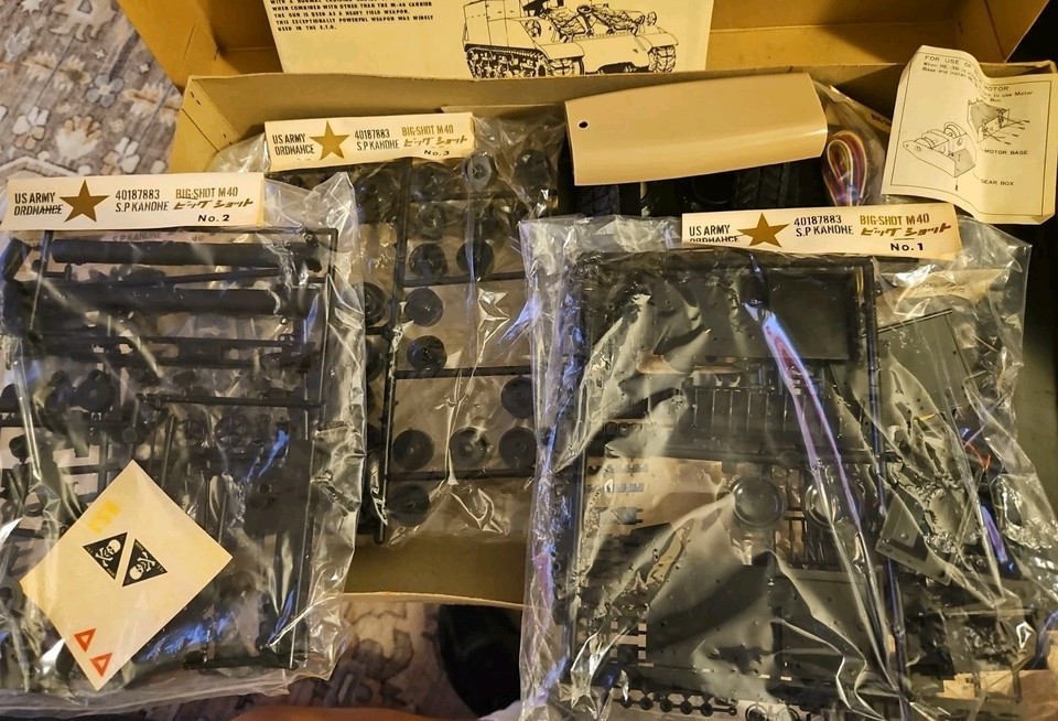 Tamiya 1/21 Deluxe Tank remote-control series M40 Big Shot. 1960s | eBay