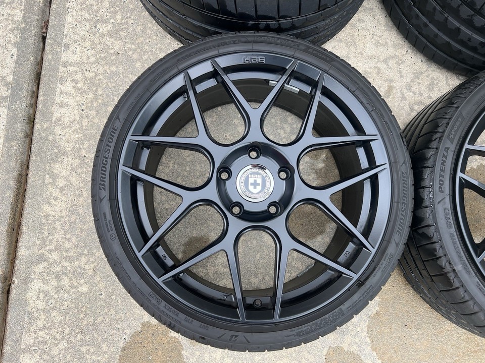 19" HRE FF01 FLOW FORM BLACK CONCAVE WHEELS RIMS FITS PORSCHE 997 With ...