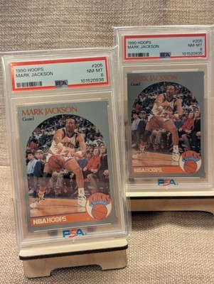(2) 1990-91 NBA Hoops Mark Jackson "Famous" Menendez Brothers Courtside ...