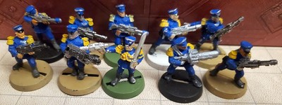 Warhammer 40k 10x Mordian Iron Guard Infantry Squad Imperial Guard ...