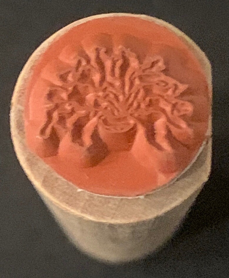 Judith Flower Peg Rubber Stamp | eBay