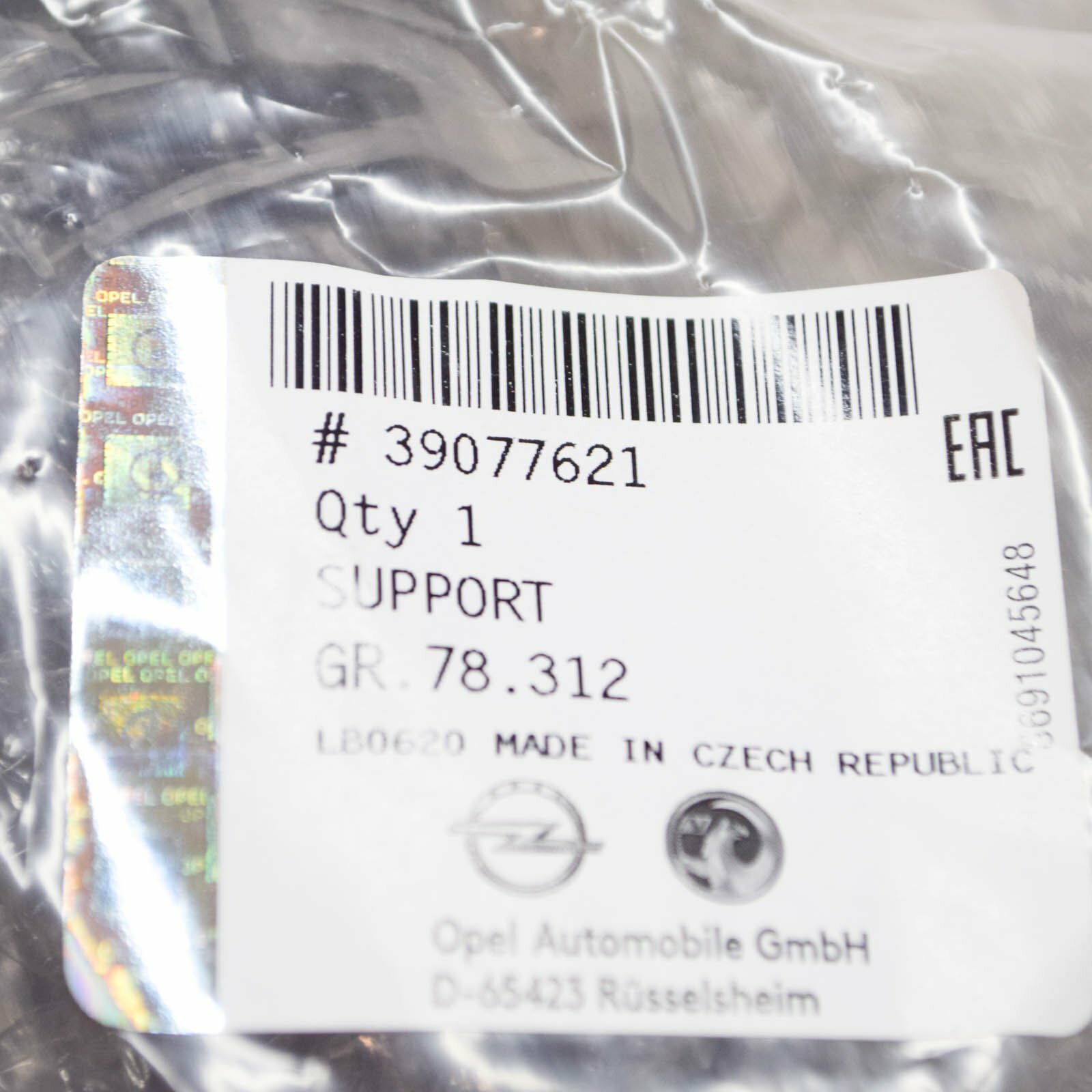 Opel Insignia B Mk2 Z18 Upper Slam Panel Frame Support 39077621 Genuine ...