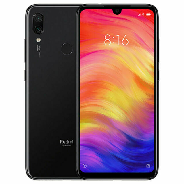 Xiaomi M1901F7H Redmi Note 7 6.30" 4GB RAM 64GB ROM Dual-SIM Unlocked Android Smartphone - Space ...
