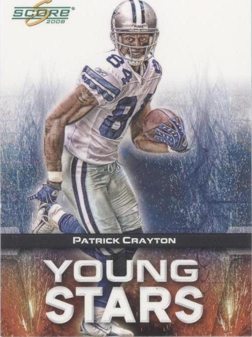 2008 Score - Young Stars Patrick Crayton #YS-20 for sale online | eBay