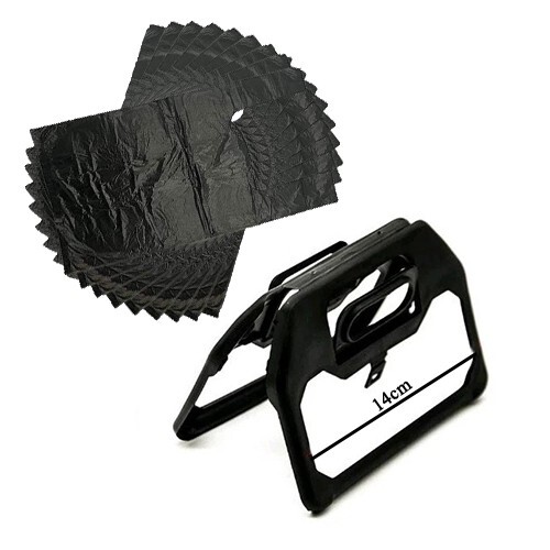 Pet Pooper Scooper Poop Scoop with 50 Dog Poo Waste Bags with Hand Held ...