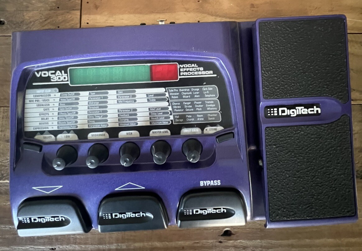 DigiTech Vocal 300 Vocal Multi-Effects Processor Voice Changer with ...