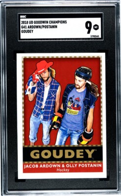 2018 UD Goodwin Champions G41 Jacob Ardown Olly Postan SGC 9 Hockey On ...