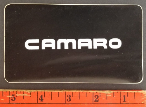 Vintage Chevy Camaro Racing Sticker Decal | eBay