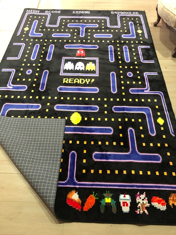 Gamer rug, fun rug, game room rug, arcade rug, video game rug | eBay