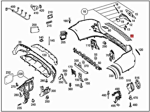 Genuine MERCEDES W166 GLE W166 M-CLASS Facing step 1668853374 | eBay