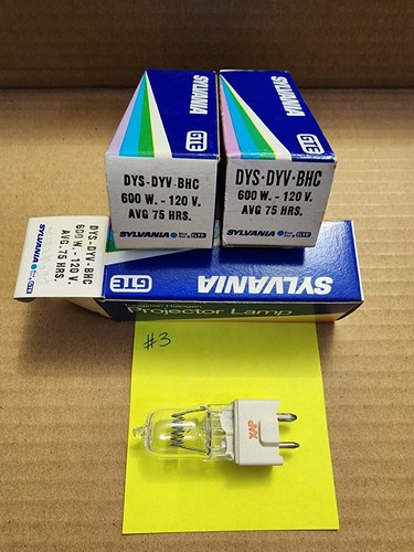 Sylvania Projection Lamp DYS-DYV-BHC Light Bulb 600w- 120v | eBay