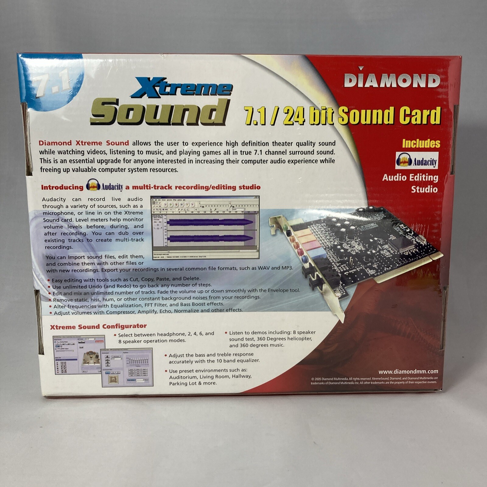 Diamond Xtreme Sound PCI (XS71) Sound Card for sale online | eBay