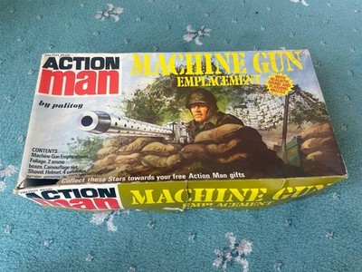 Vintage Action Man - Palitoy - Boxed Machine Gun Emplacement set ...