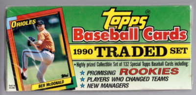 1990 TOPPS TRADED BASEBALL COMPLETE FACTORY SEALED RETAIL SET 1-132 | eBay