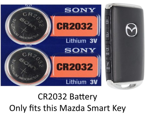 Remote Key Fob Battery fits MAZDA Smart Key in Picture - Sony MURATA ...