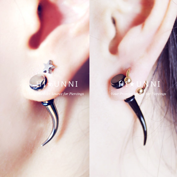Earrings Gauges Spikes