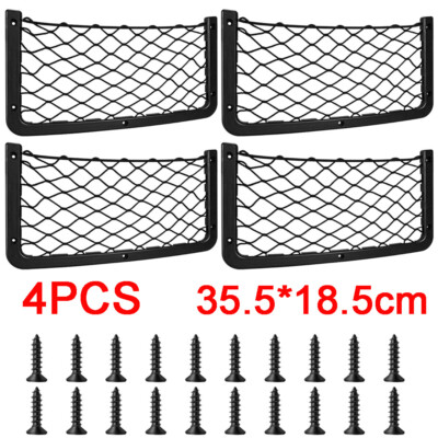 4PCS Large Storage Elastic Net Campervan Caravan Motorhome Organiser ...