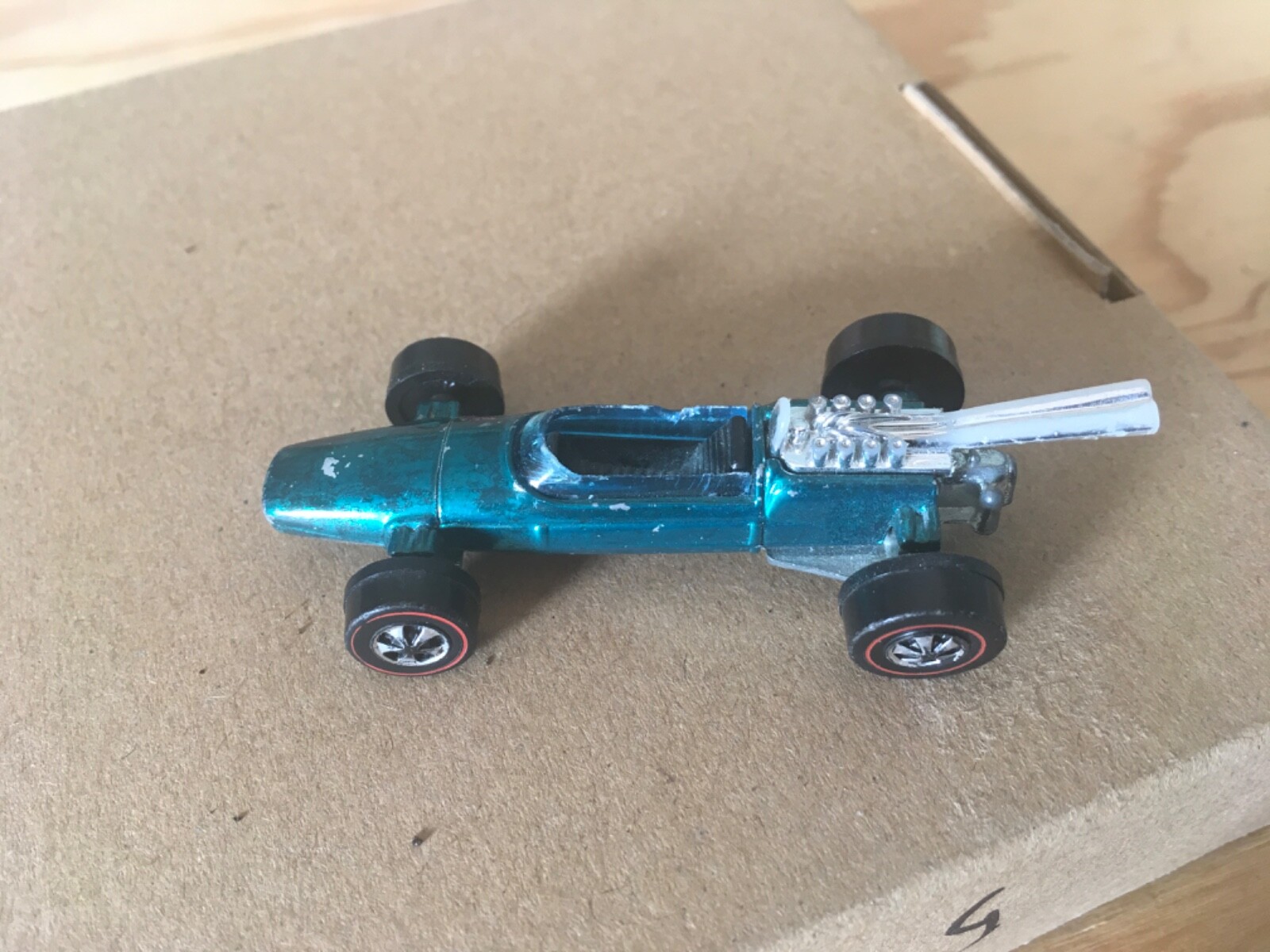 1969 Brabham - Repco F1 Redline Vintage Hot Wheels Race Car Blue Green ...