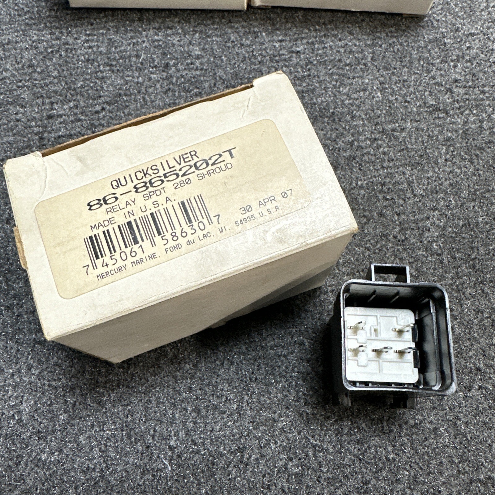 NOS NEW Mercury Mercruiser Quicksilver Oem 86-865202T Relay SPDT 280 | eBay